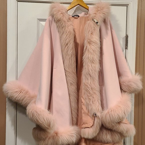 Jackets & Coats | Women Powder Pink Poncho | Poshmark